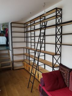 demir-raf-kitaplik - Naturel Ferforje